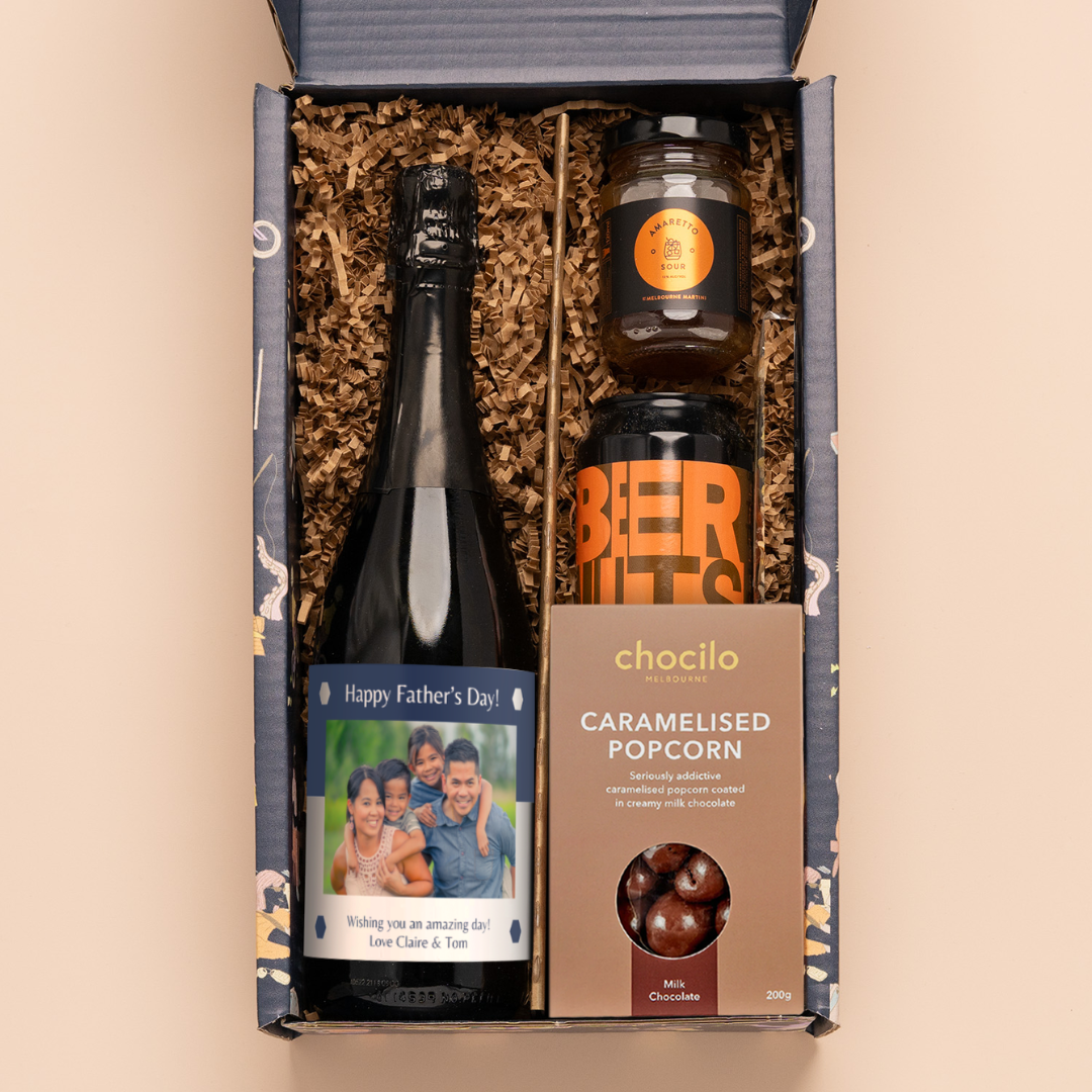 Personalised Alcohol Gift Pack | Poppin' Good Times | The Neighbours Cellar