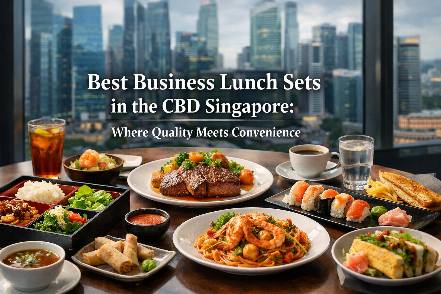 Best Business Lunch Sets in the CBD Singapore Guide