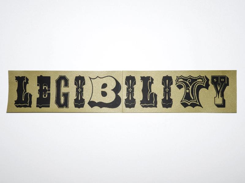 Diorama Type Specimen No.1, Legibility | Diorama Type Partners