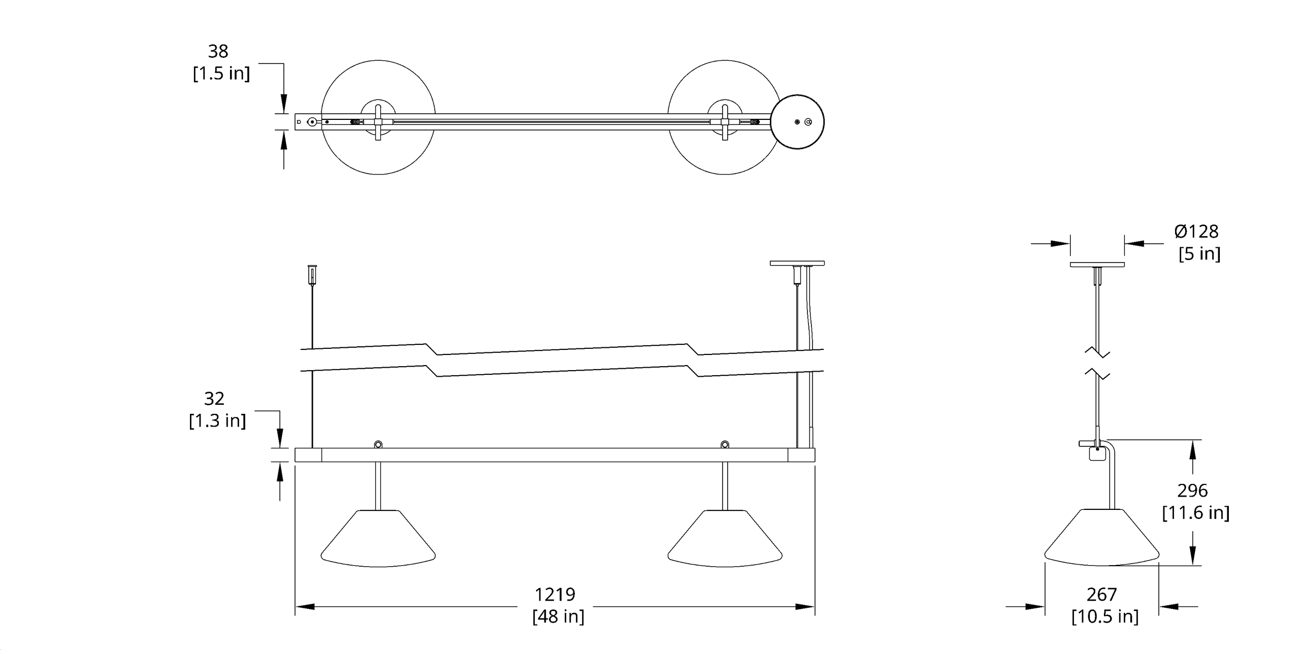 Buy Highline 4' (2 head) From RBW | Top Designer LED Lighting ...