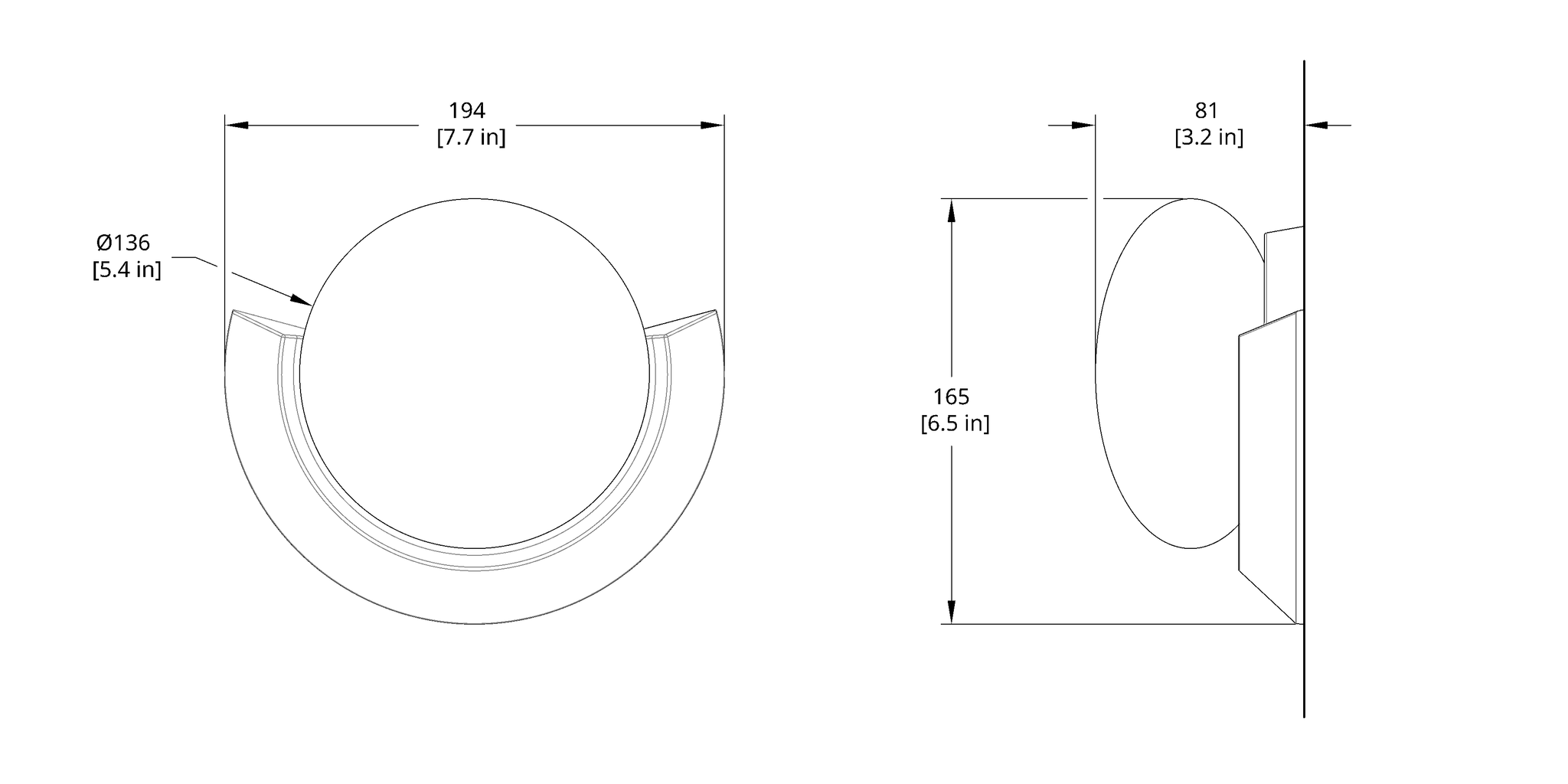 Buy Cuff Sconce From RBW | Top Designer LED Lighting Manufacturer ...