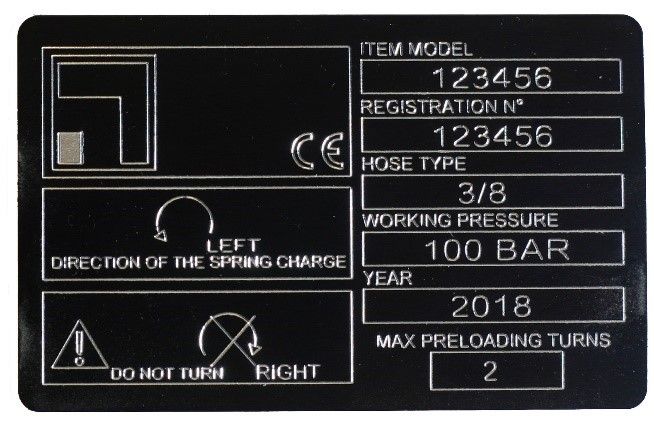 Laser marking of tags and labels for codes, texts, and logos