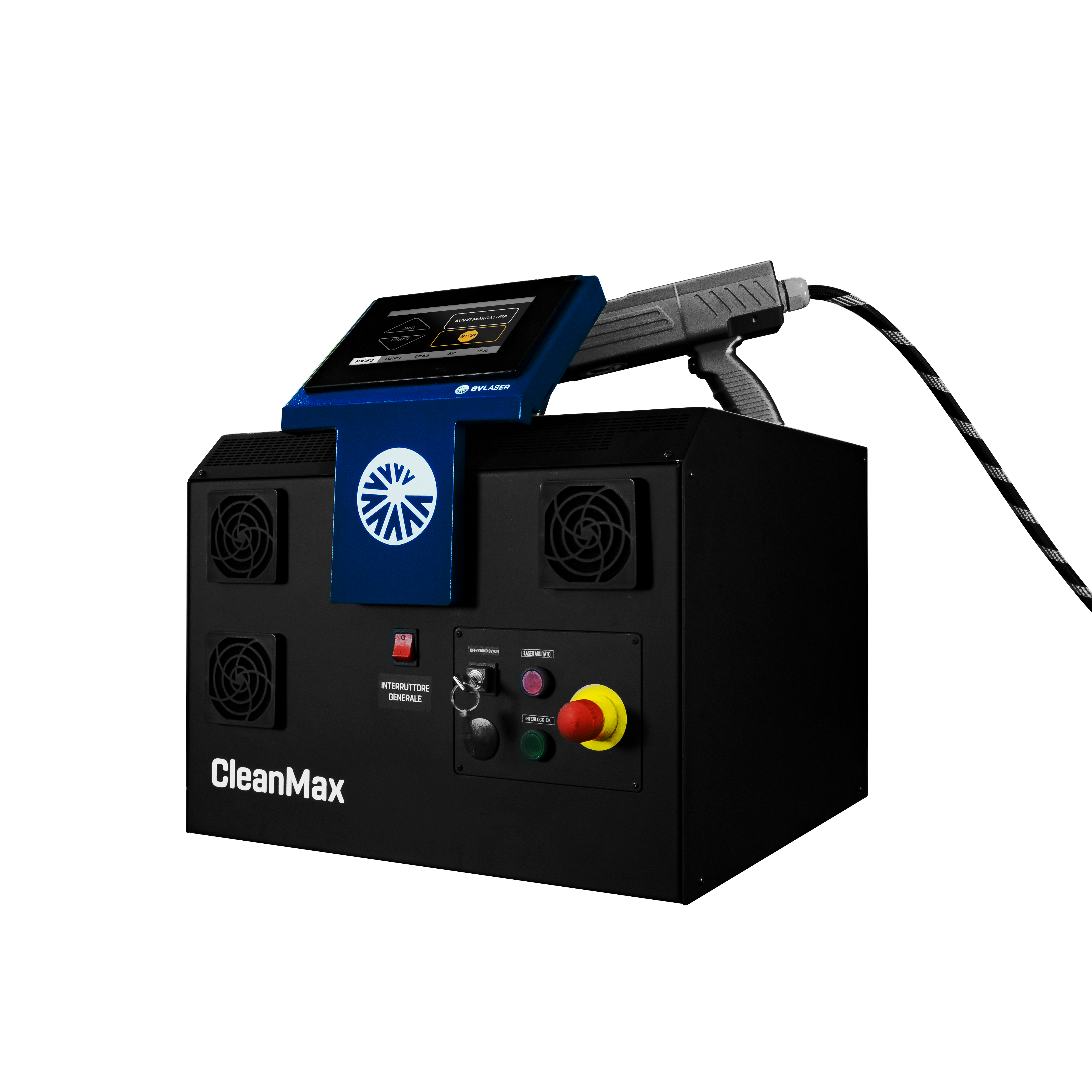 Cleanmax - Macchina Pulizia Laser manuale |Evlaser