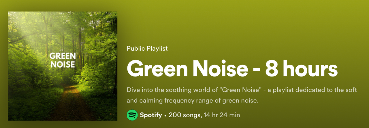 What Is Green Noise?