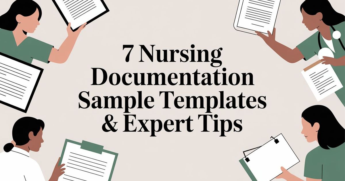 7 Nursing Documentation Sample Templates & Expert Tips | Patient Talker ...