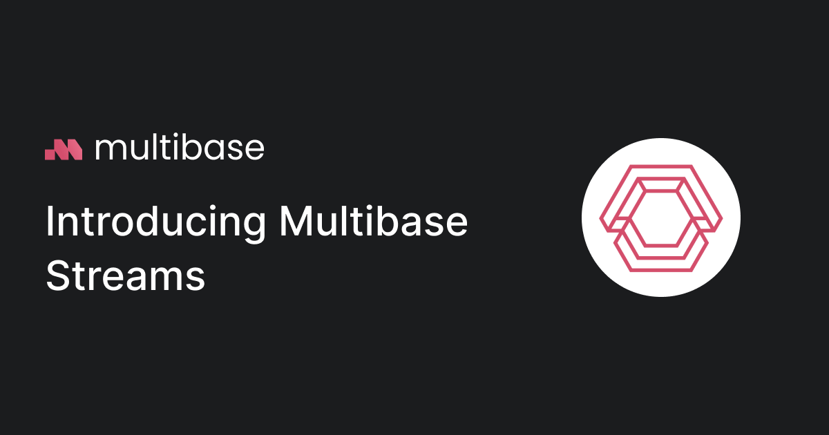 Multibase Streams: Seamless Web3 Data Integration