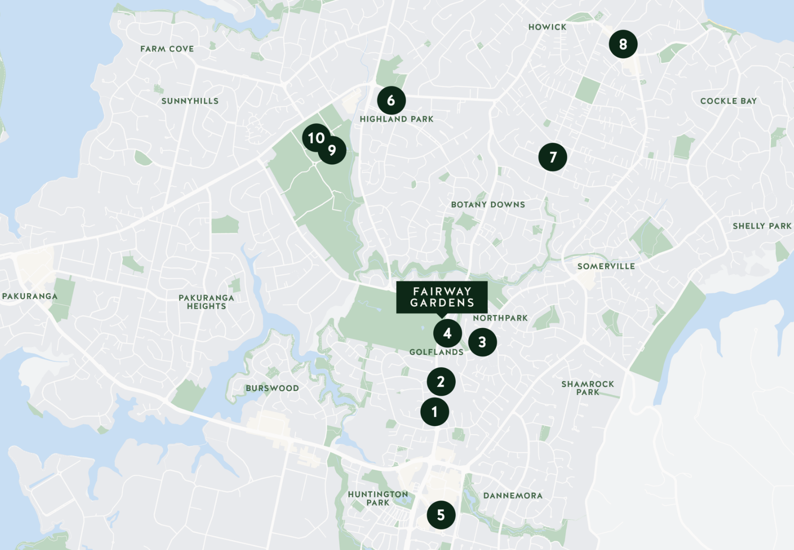 Fairway Gardens Village Location | Metlifecare