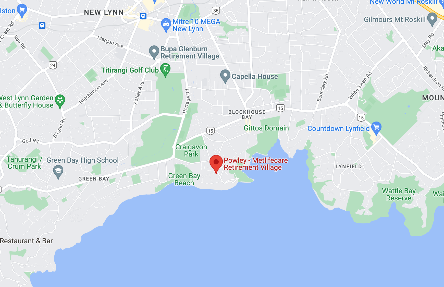 Powley Village Location | Metlifecare