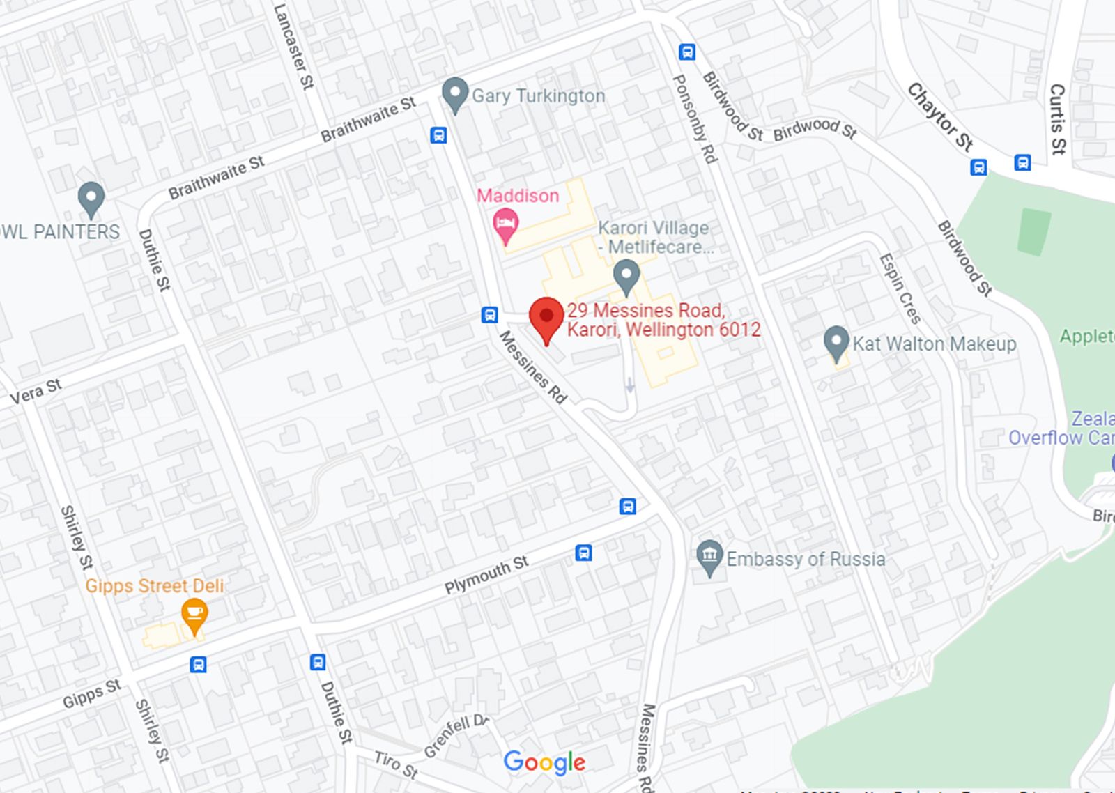 Karori Village Location | Metlifecare