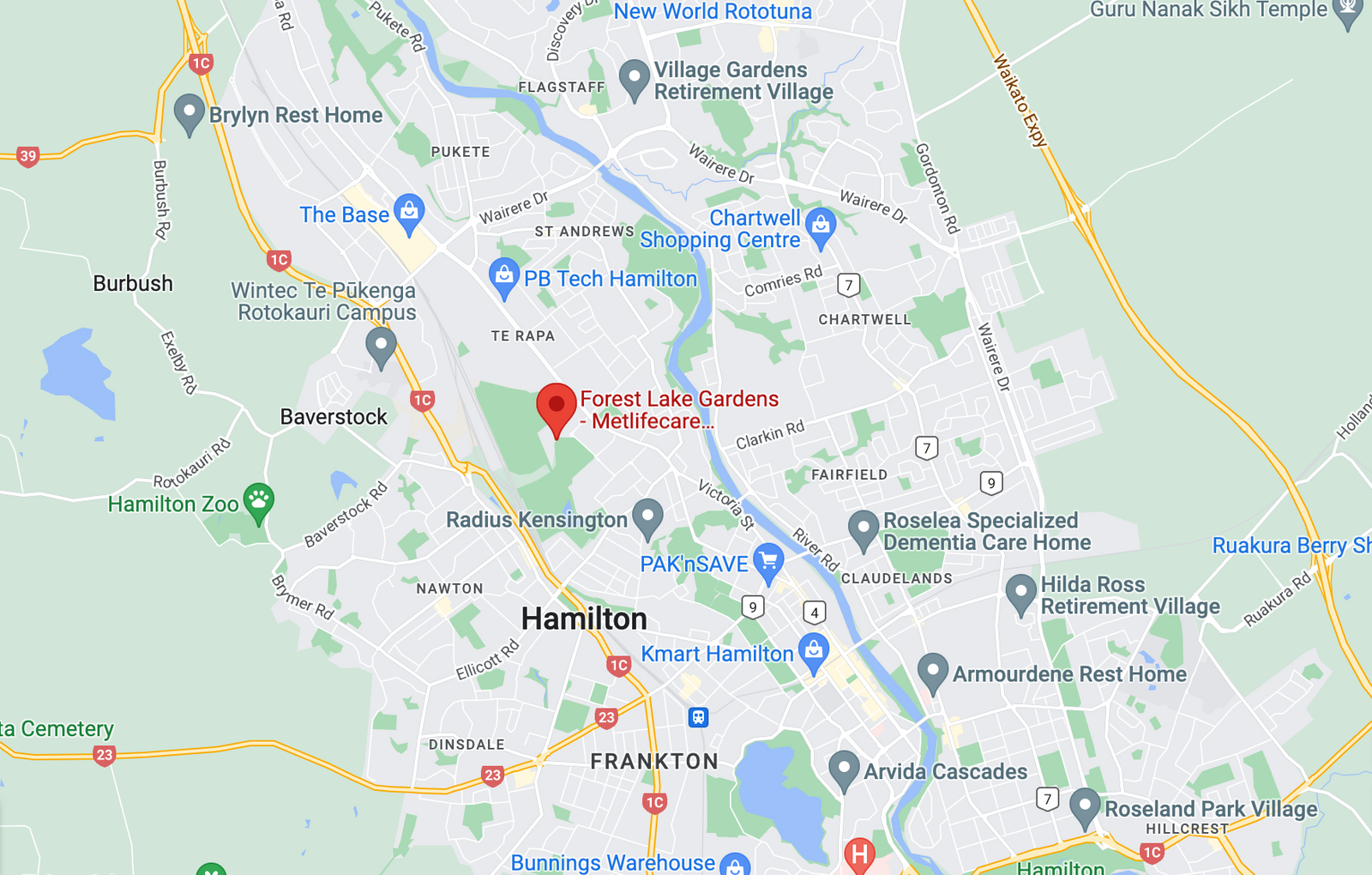 Forest Lake Gardens Village Location | Metlifecare