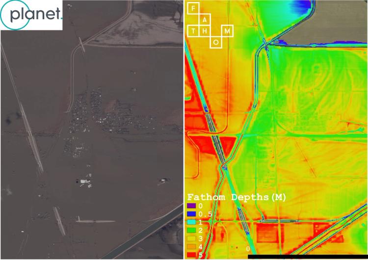 How Fathom Leverages Frequent Satellite Imagery for Dynamic Flood Maps