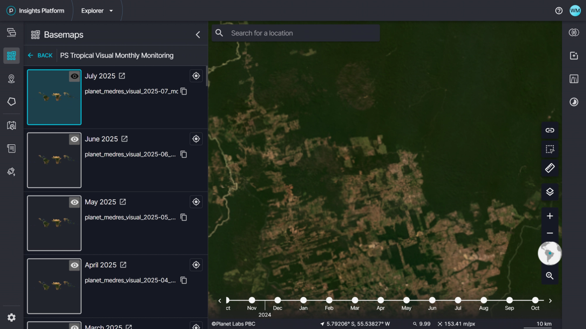 Tropical Forest Observatory: High-resolution satellite monitoring for ...