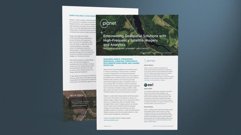 Infrastructure Monitoring for Government | Planet