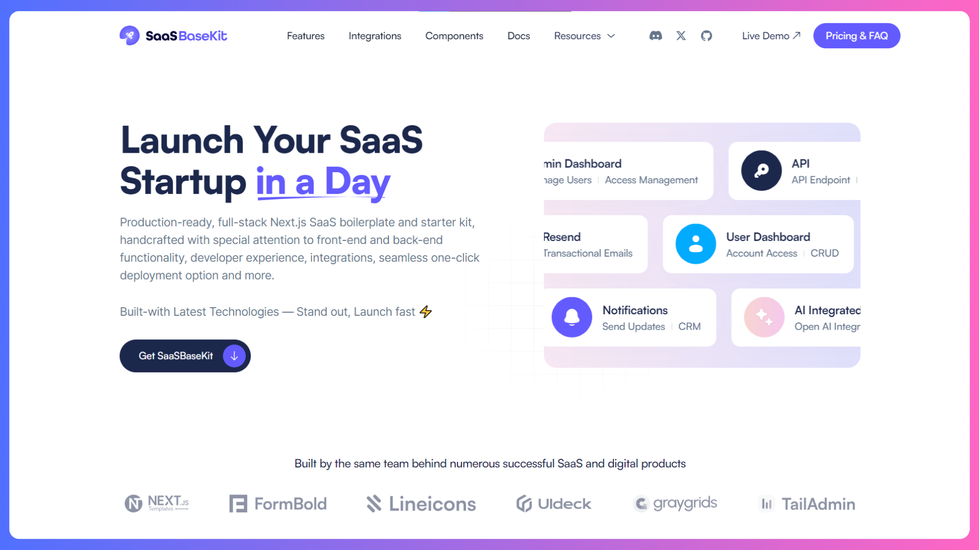 11+ Best Next.js Boilerplates and Starter Kit for 2024