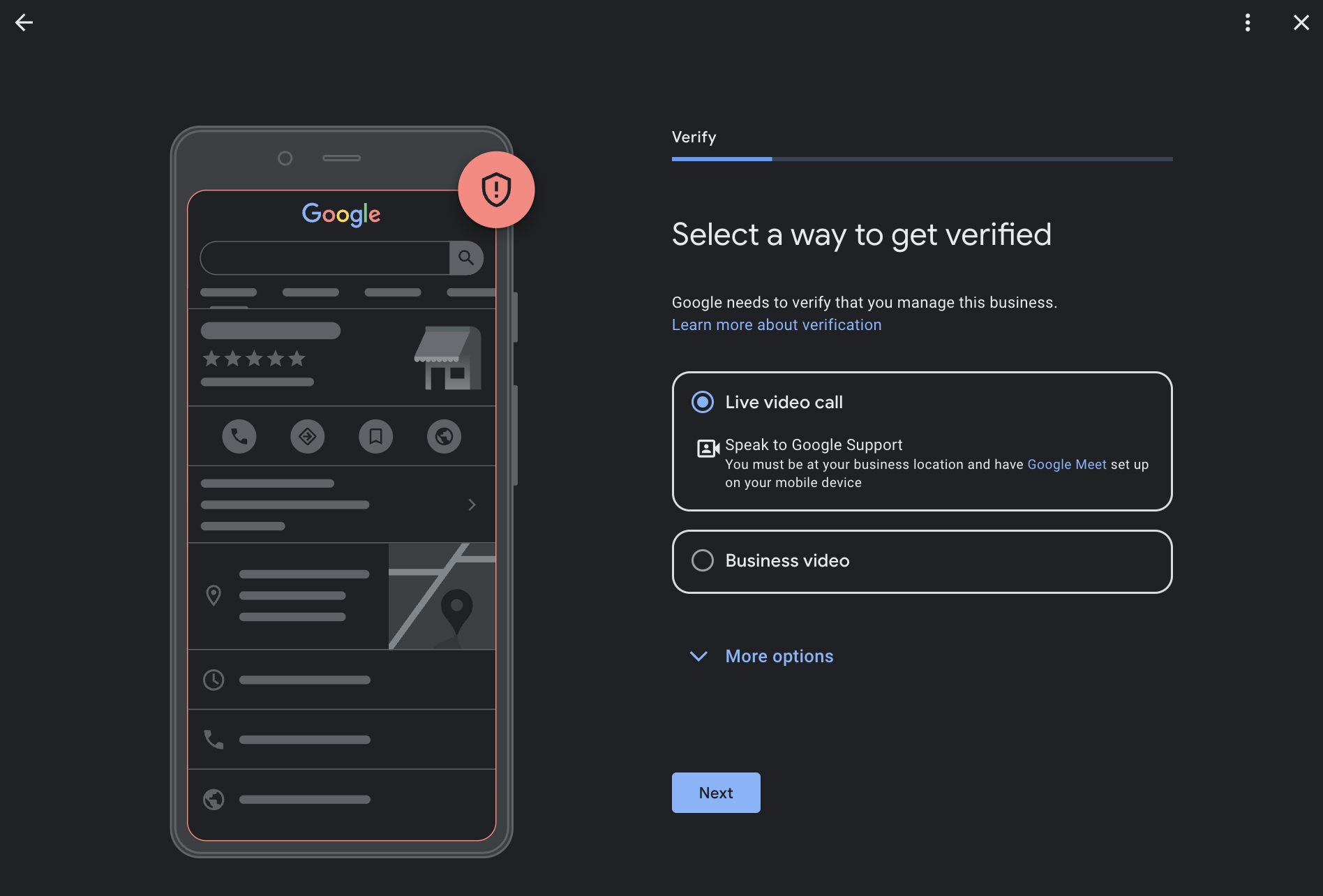 How to Request a Live Video Verification Call from Google | One ...
