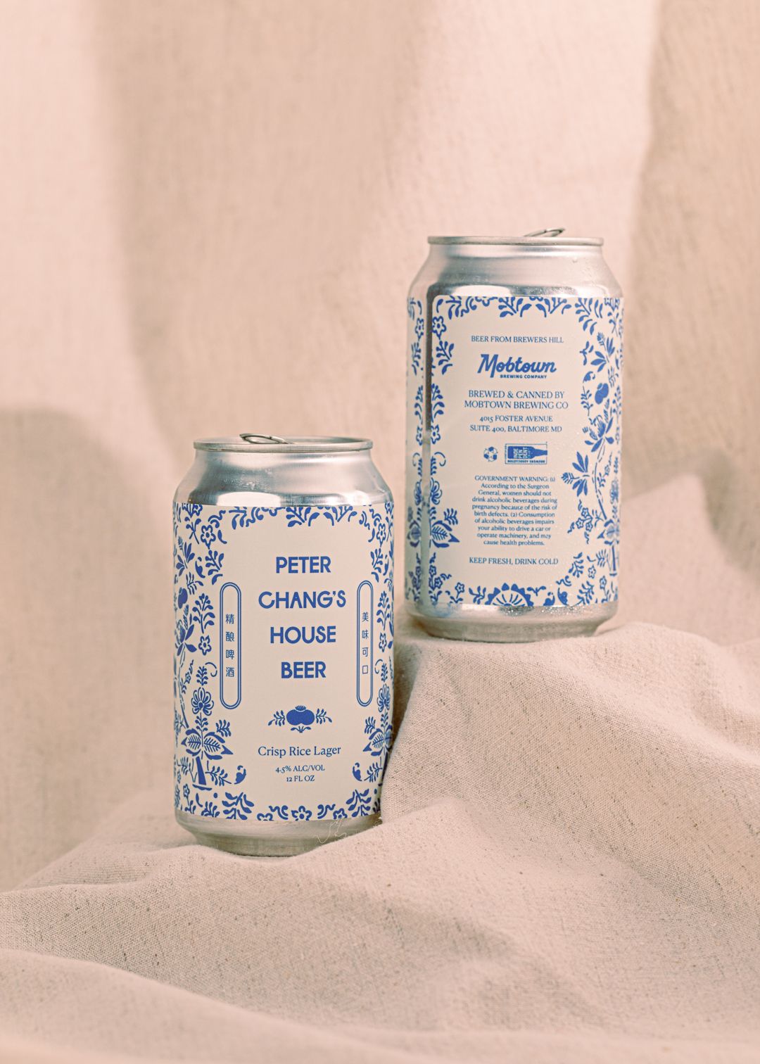 Cohere | Chef Peter Chang's House Beer Packaging Design and Product Design