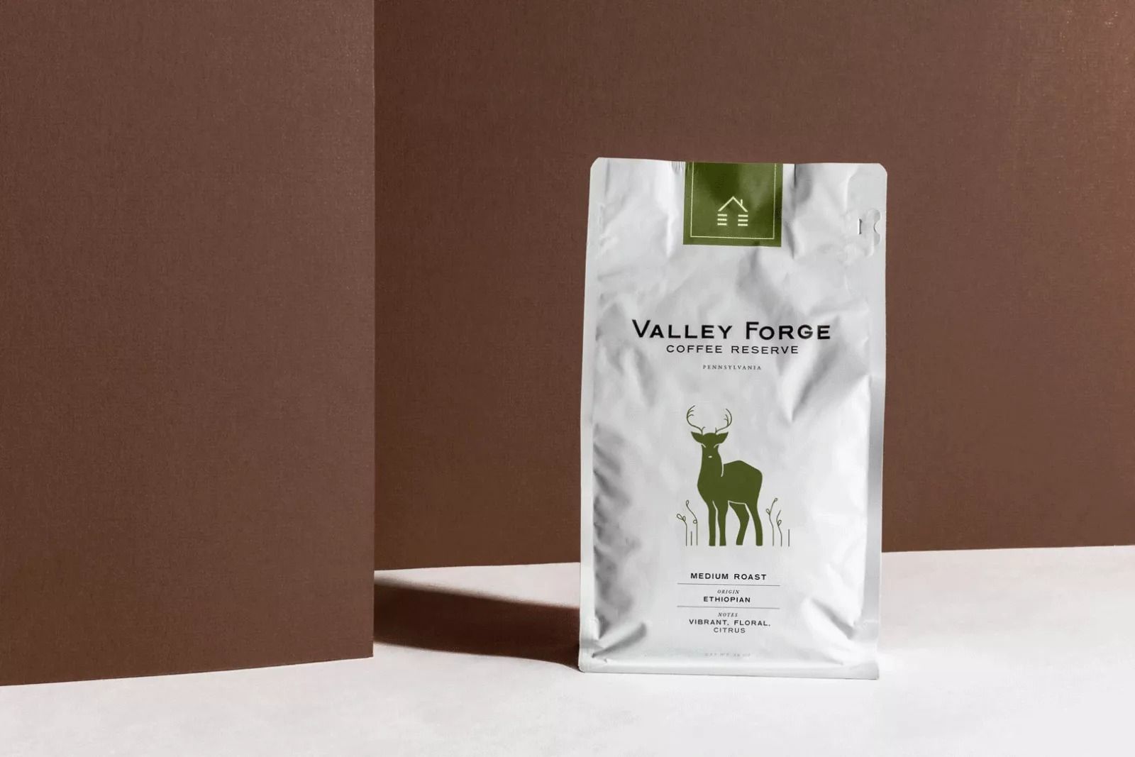 Cohere | Valley Forge Coffee Reserve Packaging Design CPG Branding and ...