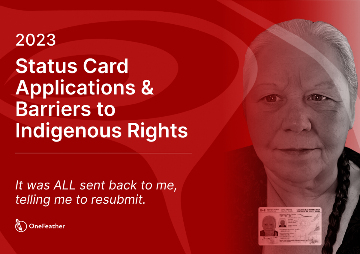 It was ALL sent back to me, telling me to resubmit: Status Card ...
