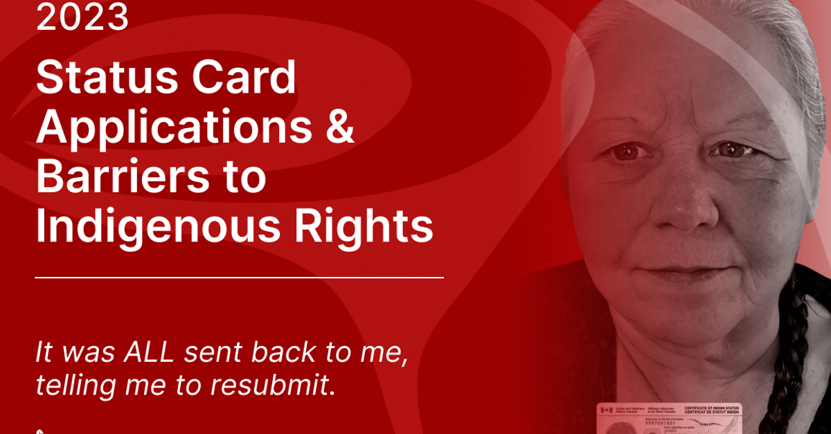 It was ALL sent back to me, telling me to resubmit: Status Card ...