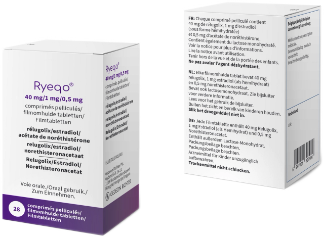 Ryeqo Tablet Filmomhuld 40/1/0,5mg - Gedeon Richter Benelux ...