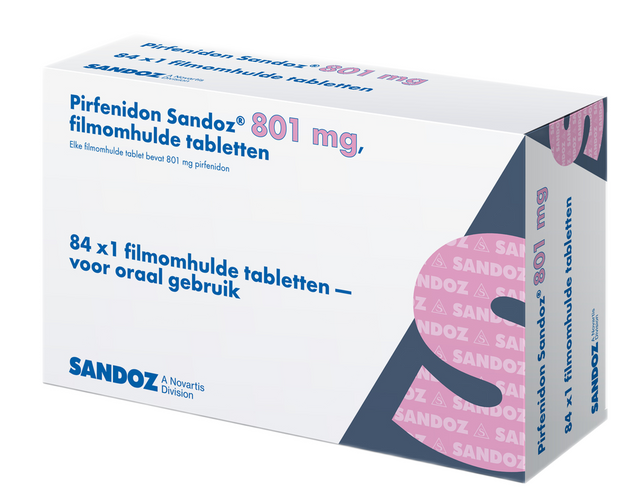 Pirfenidon Sandoz Tablet Filmomhuld 801mg - Sandoz B.V. - BijsluiterPlus
