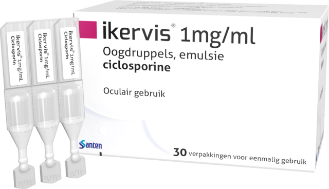 Ikervis oogdruppels 1mg/ml minims/unit doses 0,3ml - Santen Netherlands ...