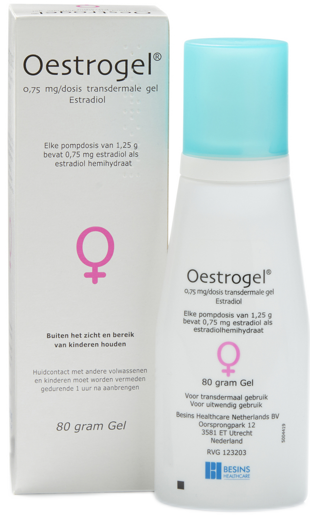 Oestrogel Gel Transderm 0,6mg/g(0,75mg/do) In Pomp - Besins Healthcare ...