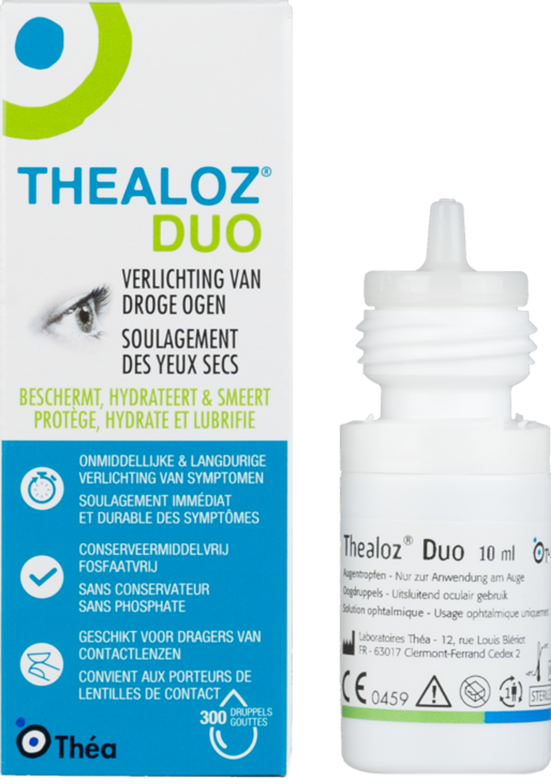 Thealoz Duo Oogdruppels Flacon 10ml - Thea Pharma BV - BijsluiterPlus