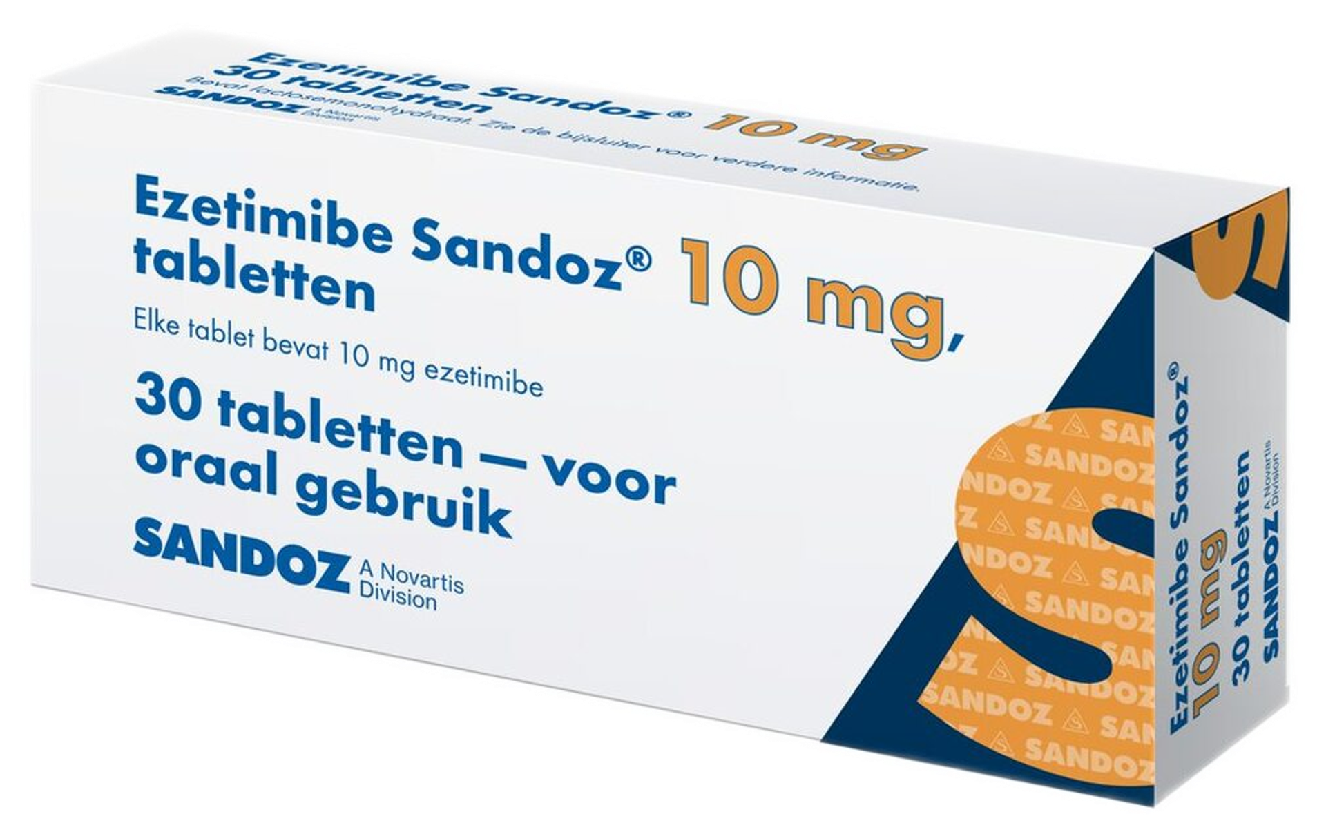 Ezetimibe Sandoz Tablet 10mg - Sandoz B.V. - BijsluiterPlus