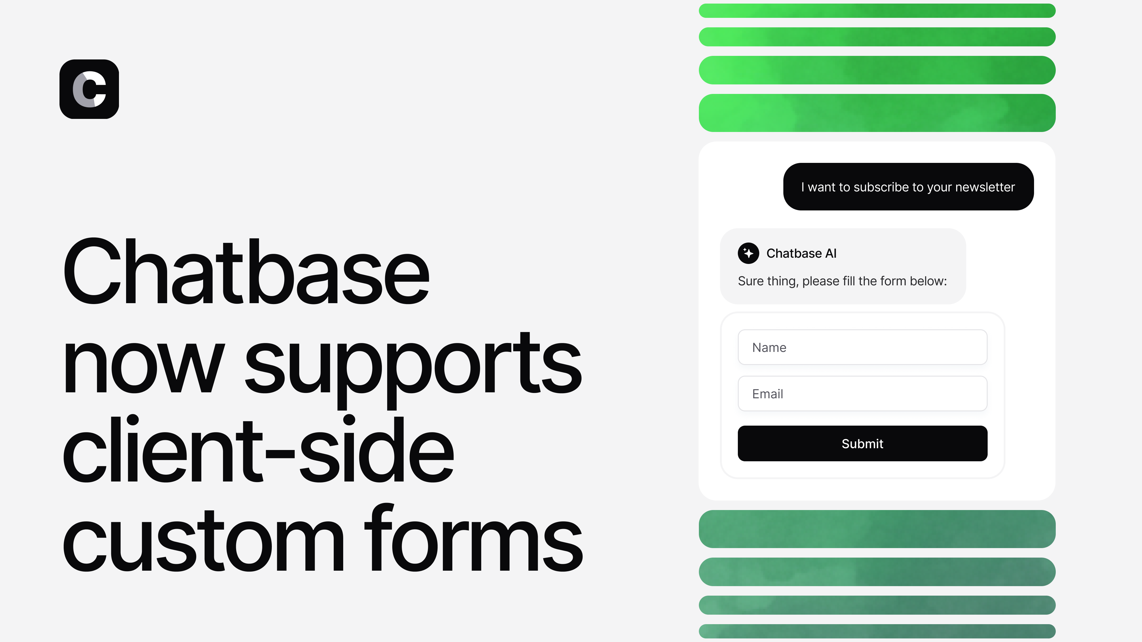 Client-Side Custom Forms Are Now Supported