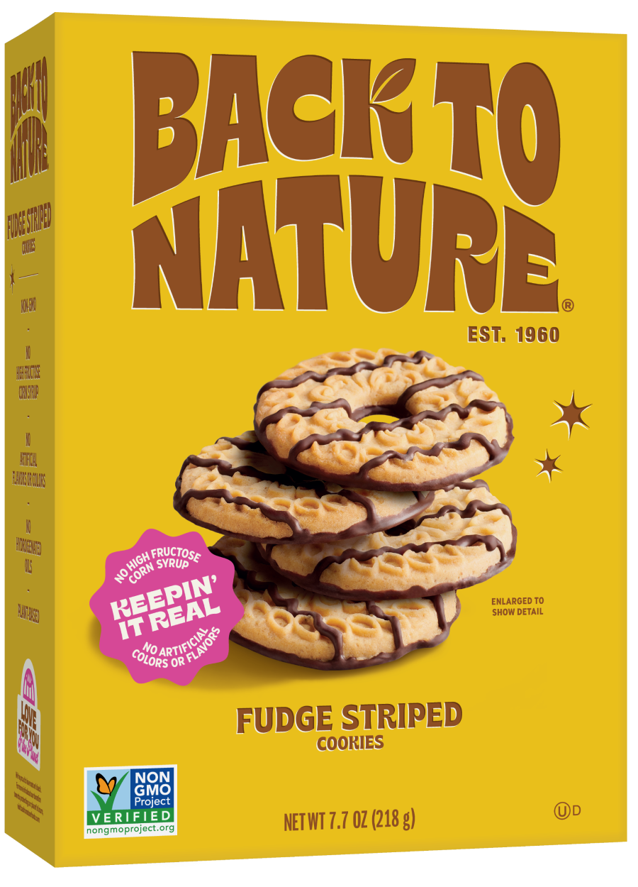 Fudge Striped Cookies | Non-GMO & Kosher | Back to Nature