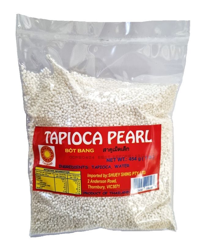 TAPIOCA PEARL WHITE SMALL - Shuey Shing