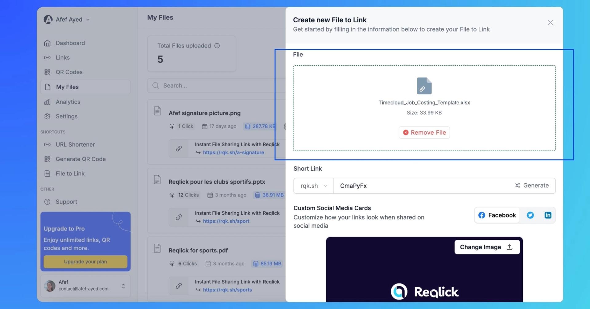 Convert Files into Shareable Links | Reqlick Blog