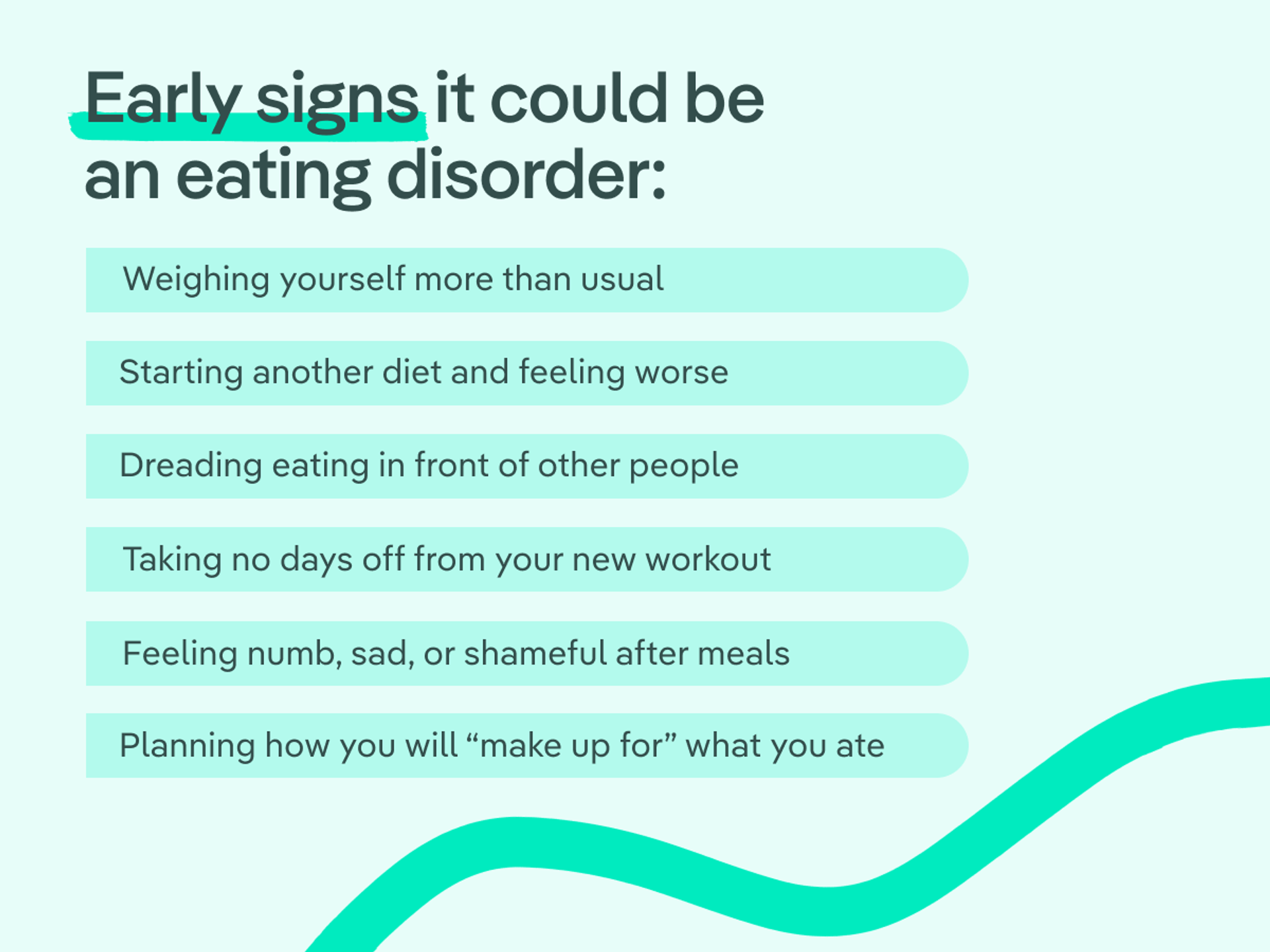 Early Signs of an Eating Disorder: 5 Things to Look Out For