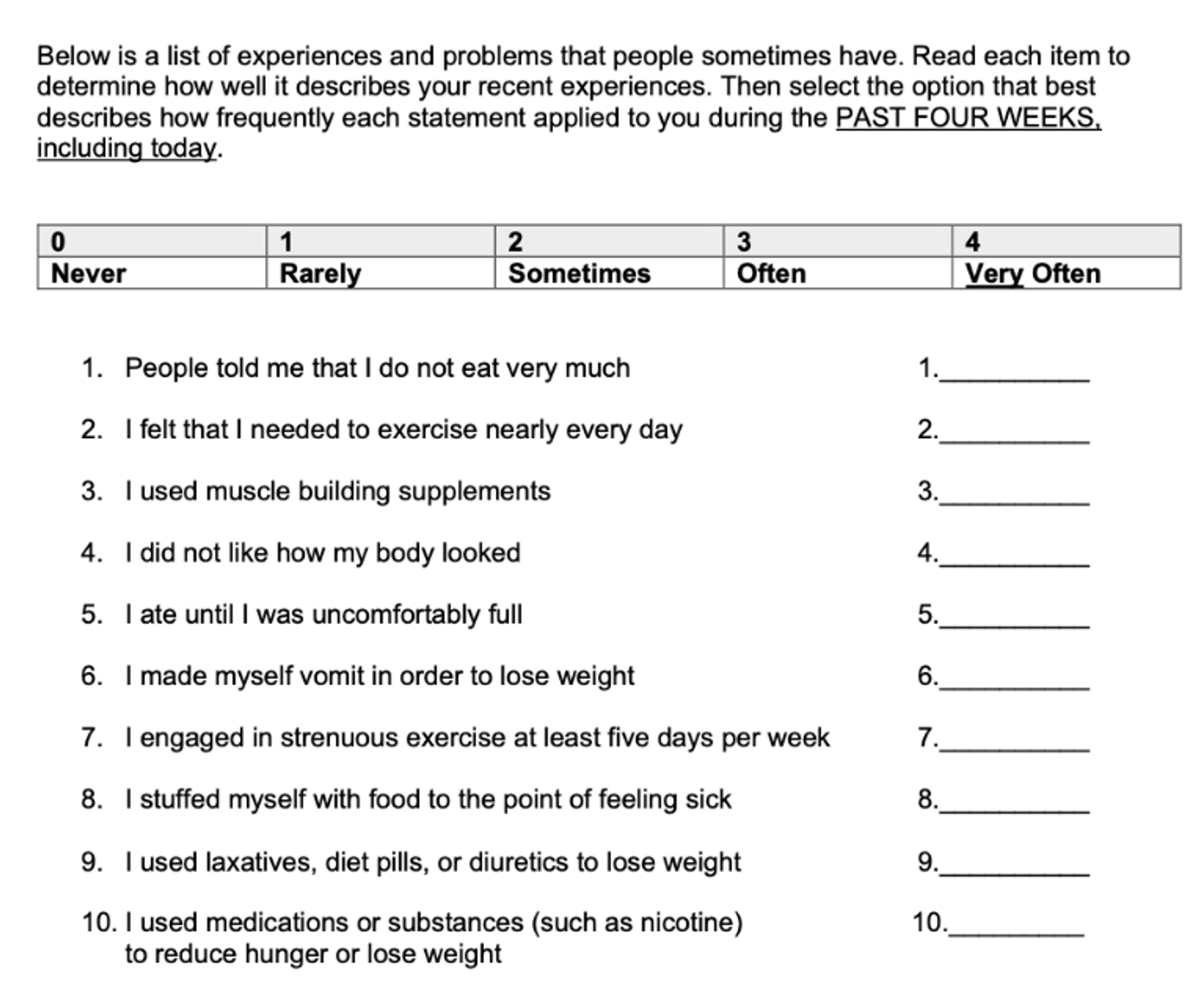 Screening for Eating Disorders: Never Miss a Diagnosis