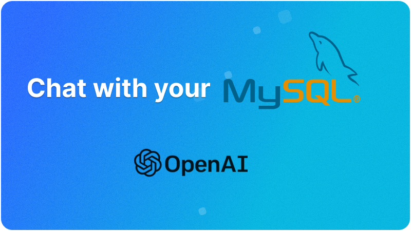 Chat with MySQL Database using AI | ChatGPT Tutorial