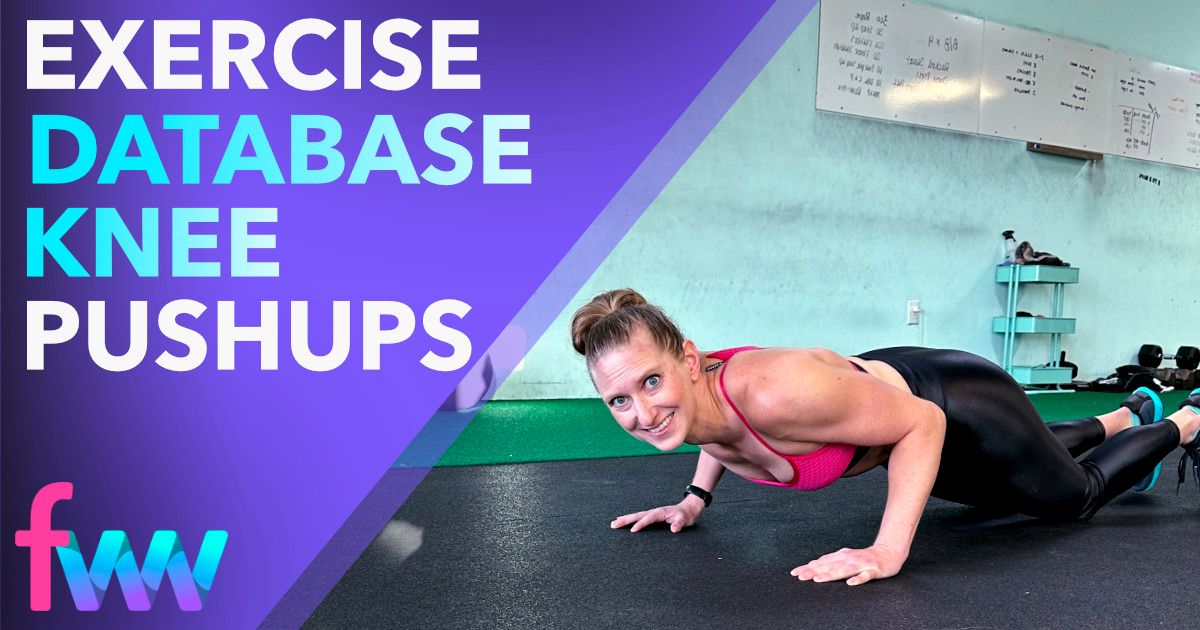 Knee Pushups - Exercise Database