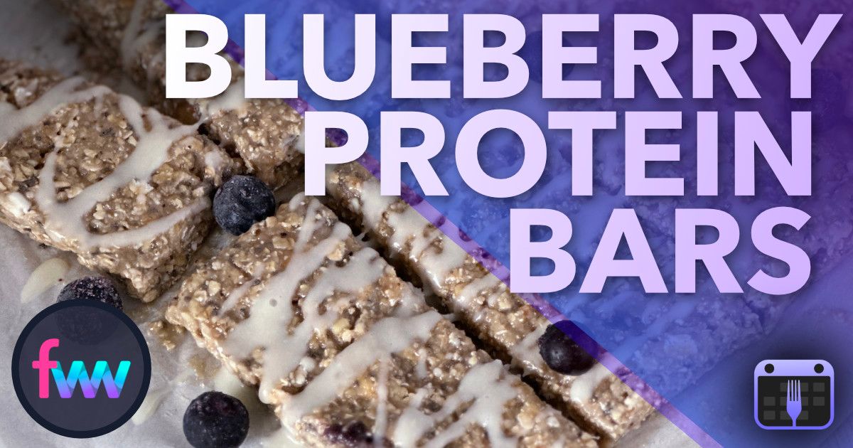 Blueberry Protein Bars - Healthy Recipe