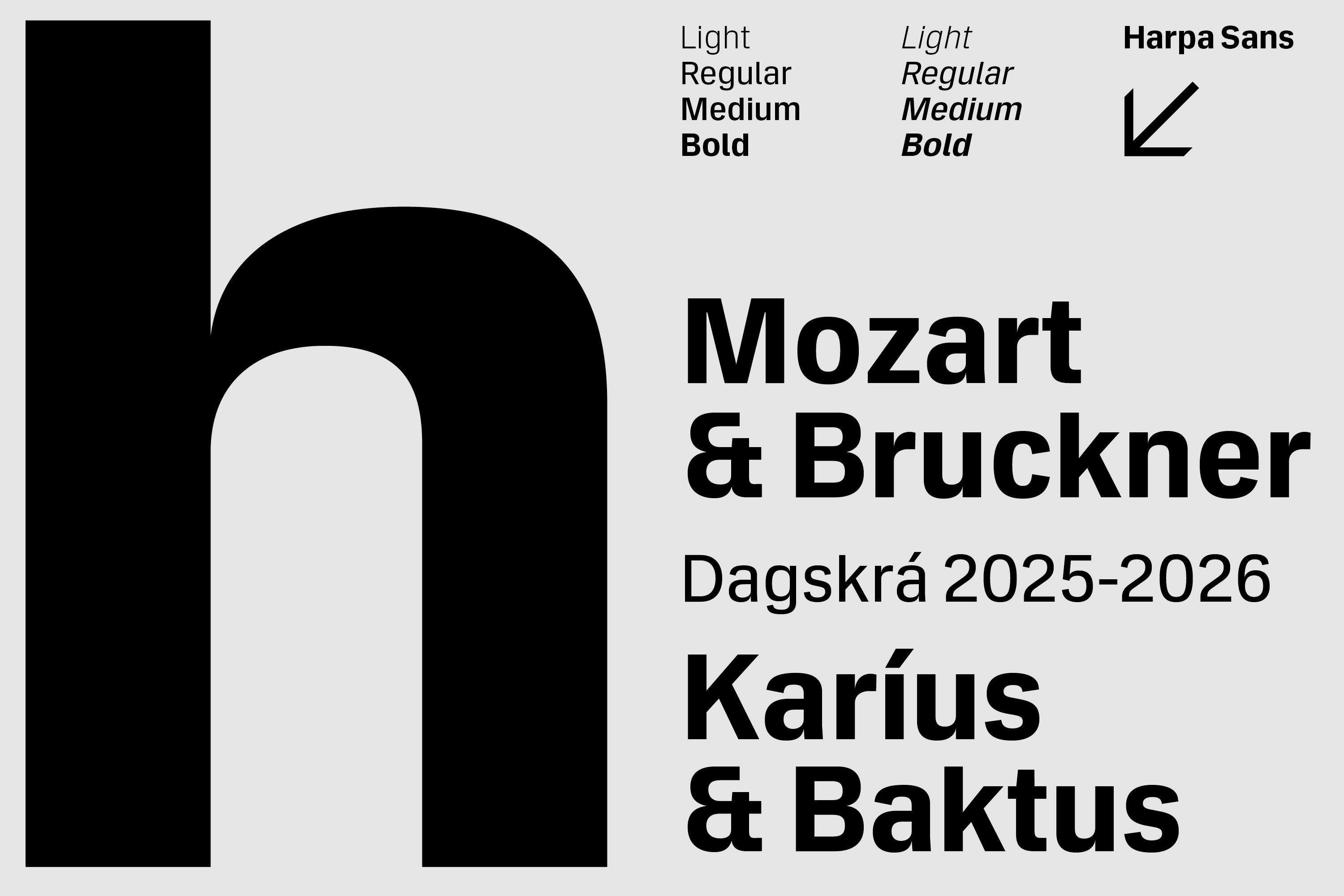 Harpa Introduces a New Icelandic Typeface – Harpa Sans