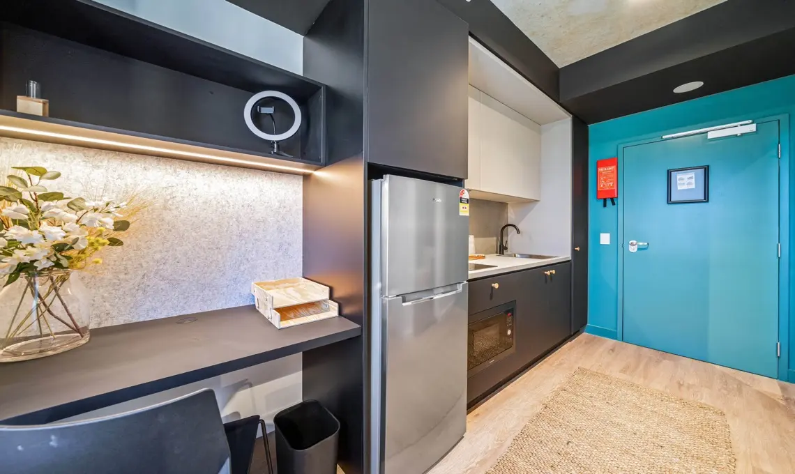 Panoramic Double Studio at Perth Central | The Switch