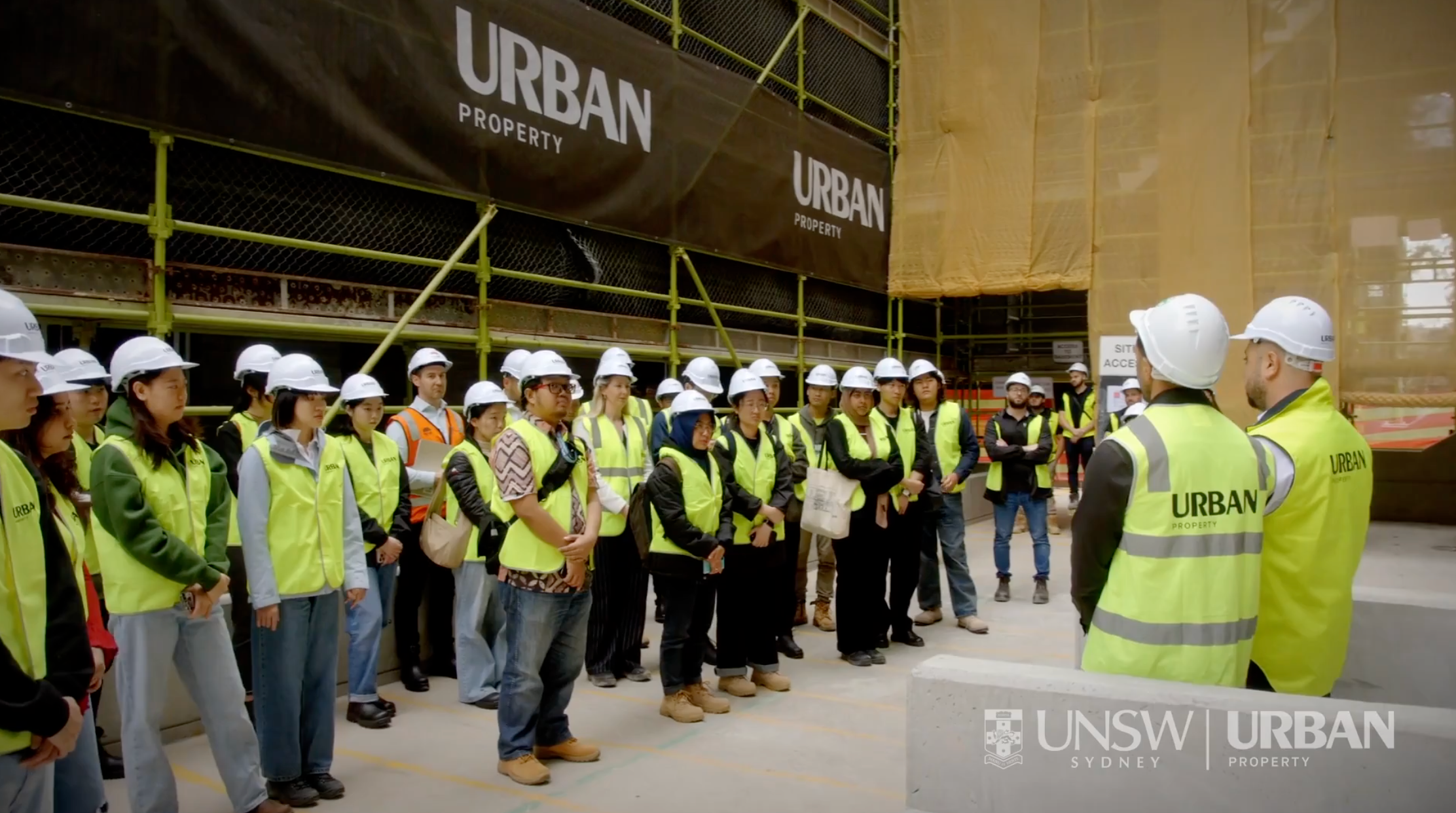 UNSW students tour The Halston, North Strathfield | Urban Property