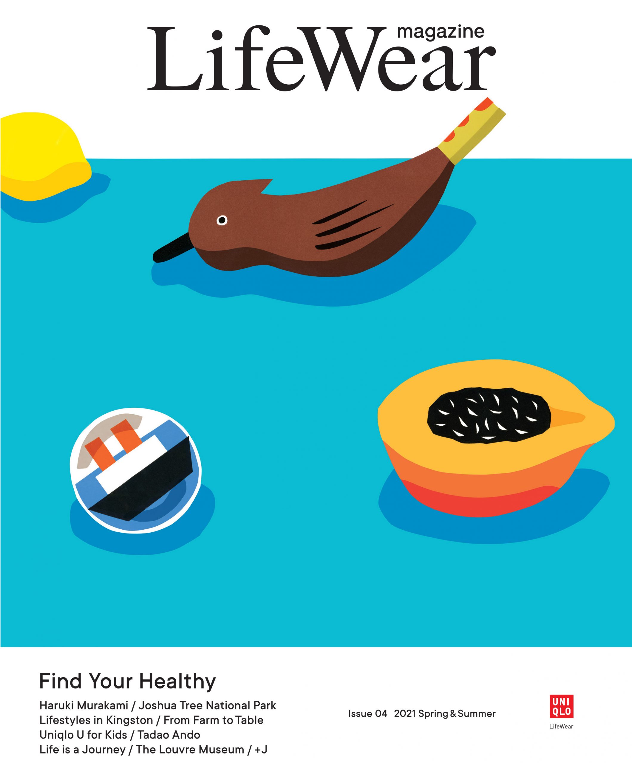 UNIQLO LifeWear magazine, February 2021 - Jongkim design studio