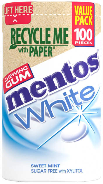 Mentos Gum White - Sweet mint | Mentos Nederland