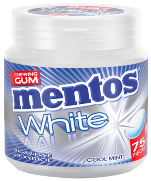 Mentos Gum White - Cool Mint | Mentos Nederland