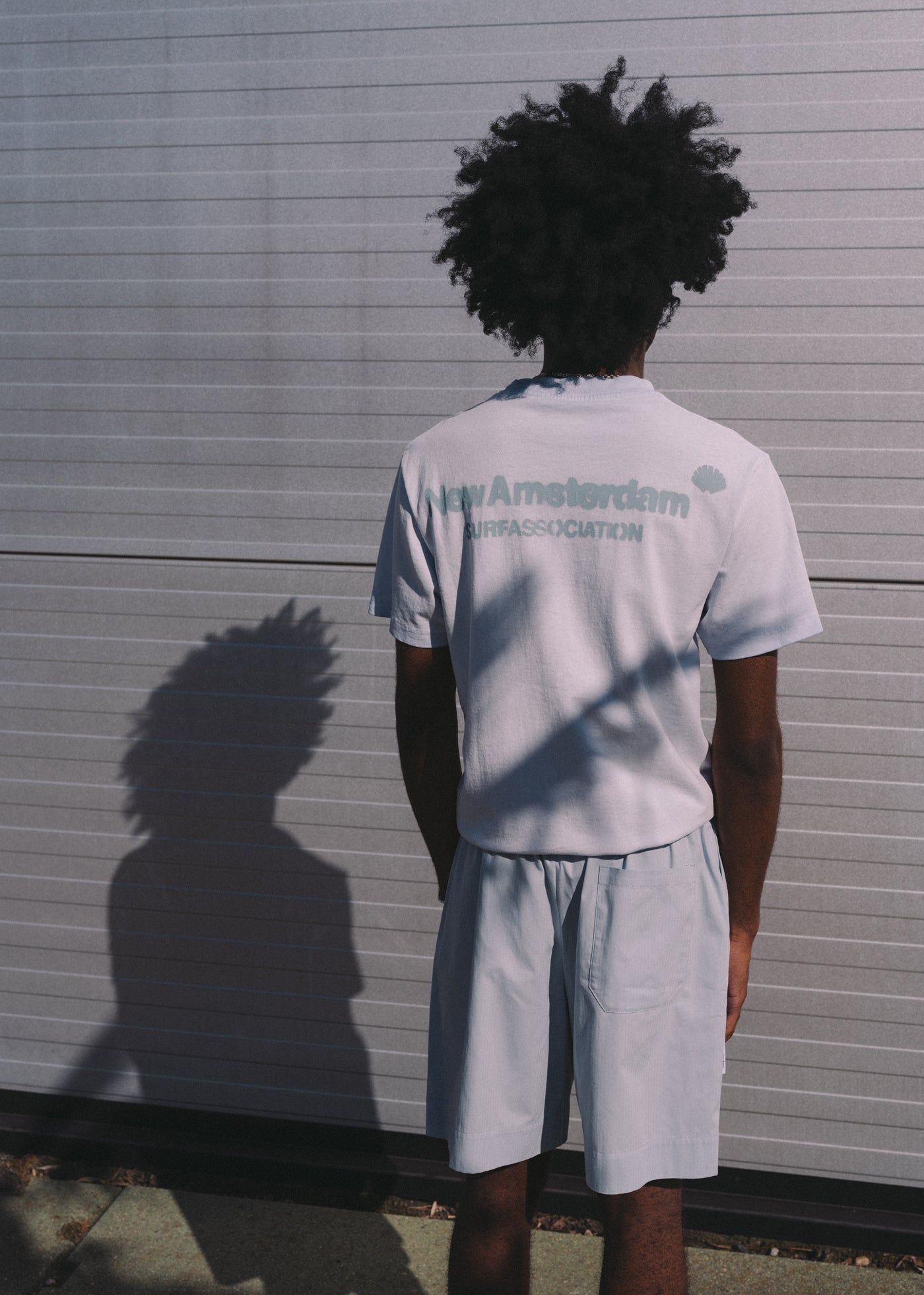 WORK SHORTS LIGHT BLUE