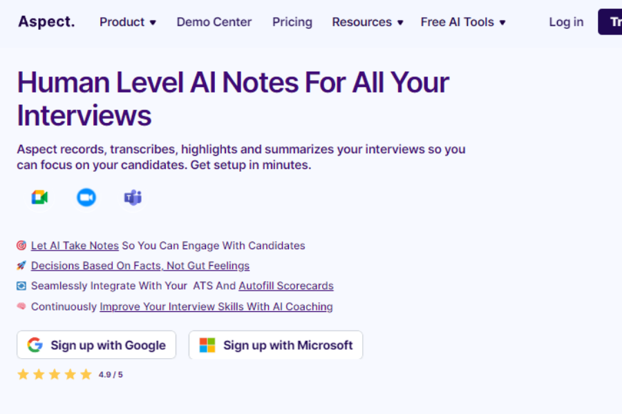 Aspect - Features, Pricing, Reviews & More 2024