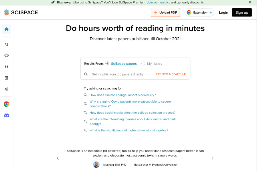 SciSpace - Features, Pricing, Reviews & More 2024