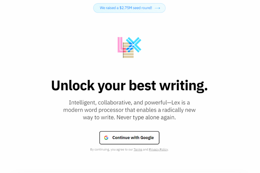 Lex - Features, Pricing, Reviews & More 2024