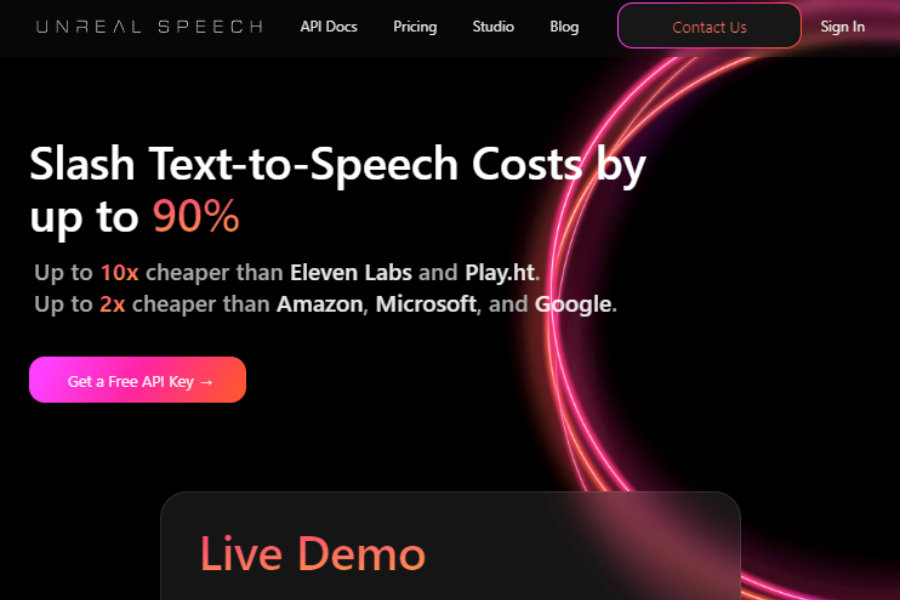 Unreal Speech - Features, Pricing, Reviews & More 2024