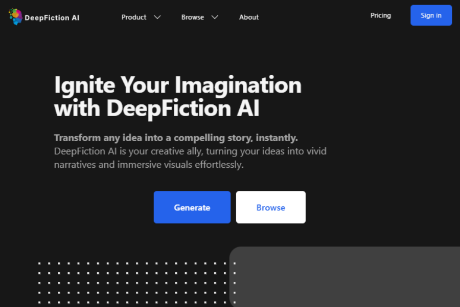 Deepfiction AI - Features, Pricing, Reviews & More 2024